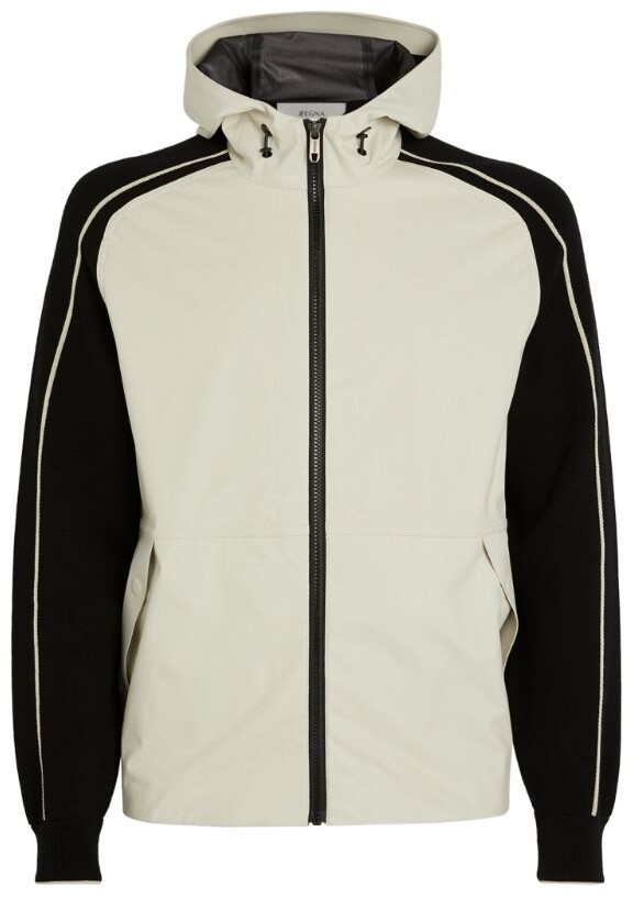 Ermenegildo Zegna Contrast Track Jacket - ShopStyle