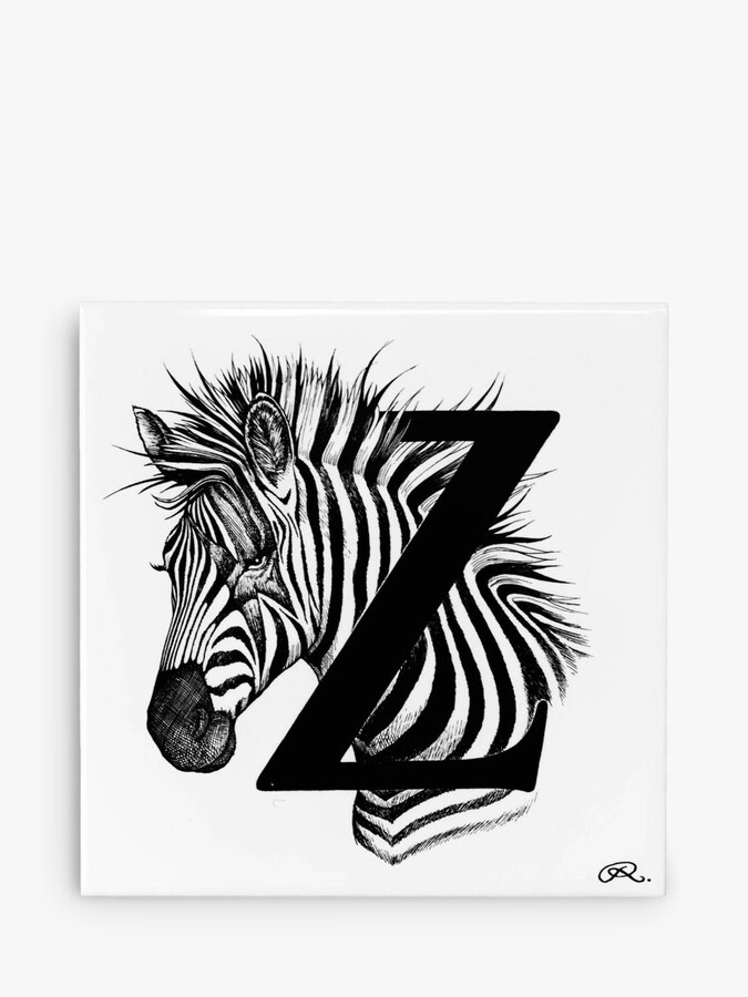 Rory Dobner Z - Zebra Decorative Tile - ShopStyle
