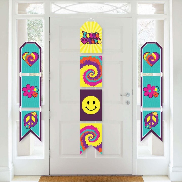 Big Dot Of Happiness 60's Hippie - Hanging Vertical Paper Door Banners ...