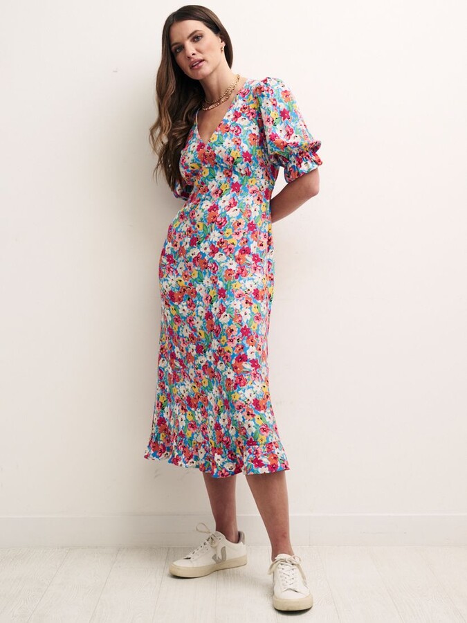 Nobody's Child Delilah Arlo Floral Midi Dress - ShopStyle