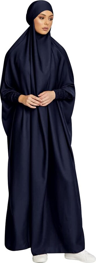 Odizli Abaya for Women Muslim UK Hijab Hooded Long Sleeve Full Length ...