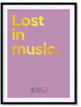 Say It With Songs - A3 Lost In Music Poster - ShopStyle Decor