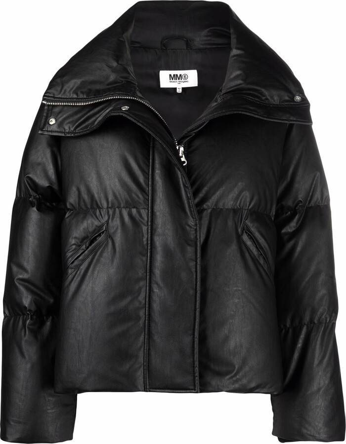 MM6 MAISON MARGIELA Cropped Down Puffer Jacket - ShopStyle