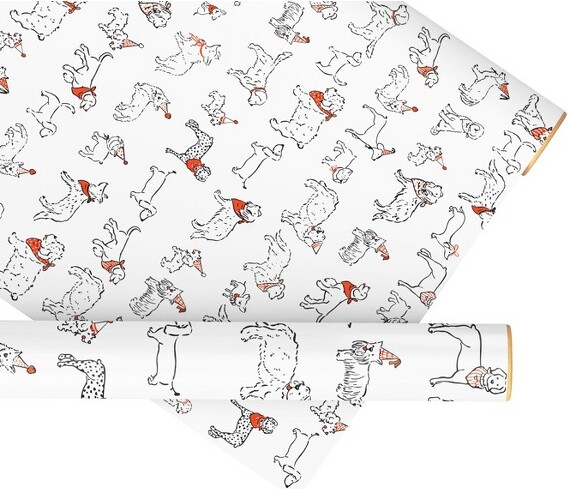 Eight Sheets Two-Sided "Party Dogs" Heavyweight Gift Wrap by Ramus & Co - ShopStyle