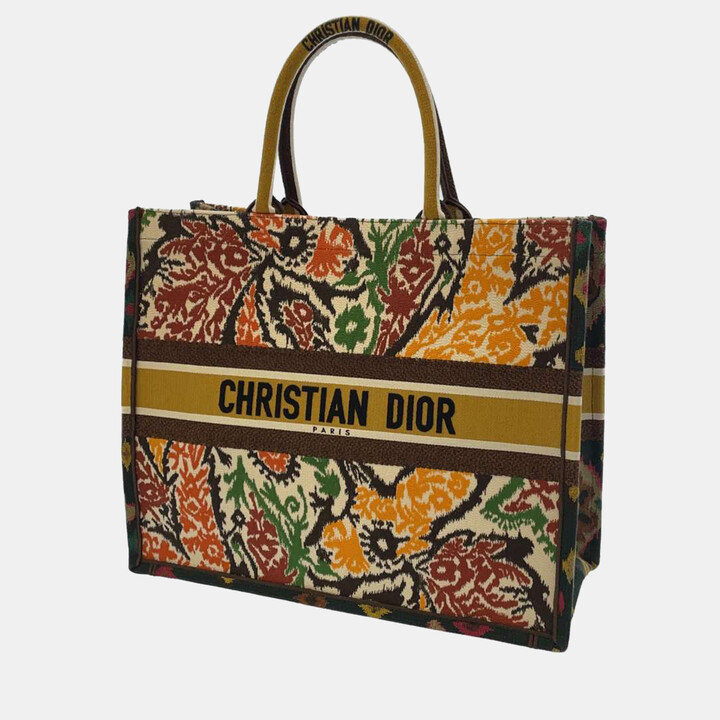Christian Dior Multi Canvas Large Book Botanical Style Embroidery ...