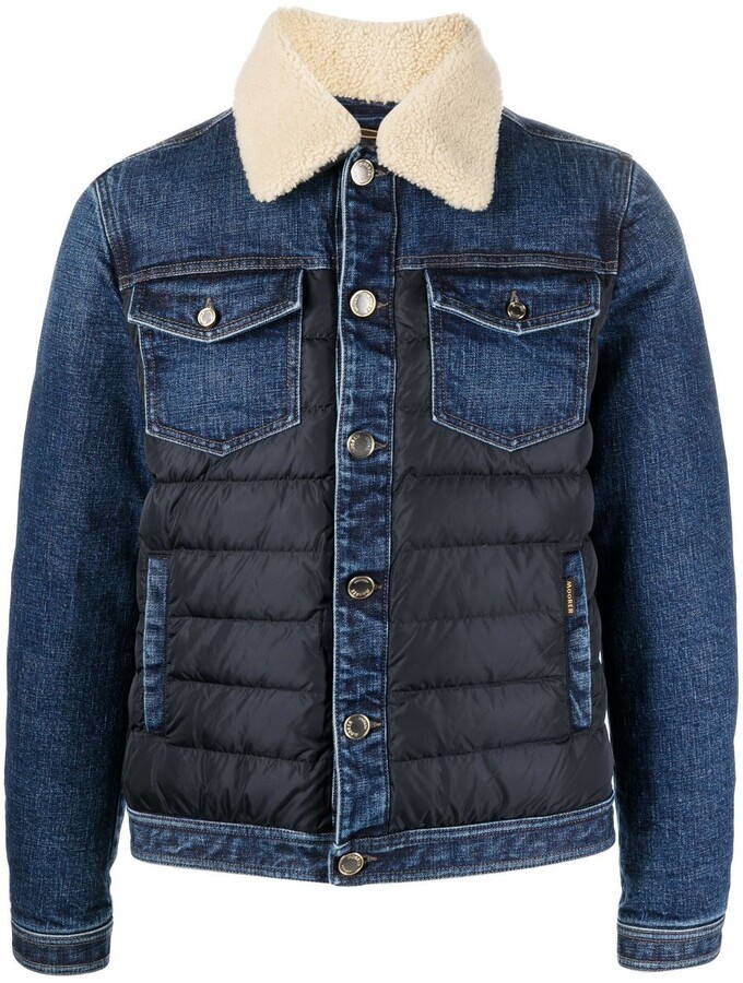 Moorer Monfor padded denim jacket - ShopStyle