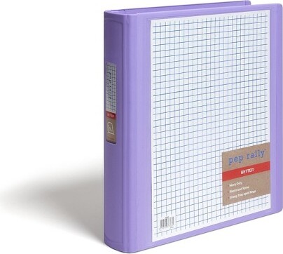 Pep Rally Standard 1 1/2" 3-Ring Better Binders Lilac 58592 - ShopStyle ...