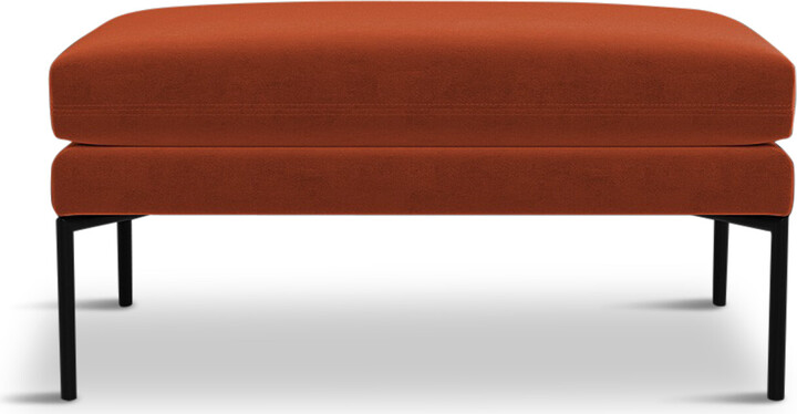 Heal's Matera Ottoman Nobilis Velvet Rust - ShopStyle Living Room