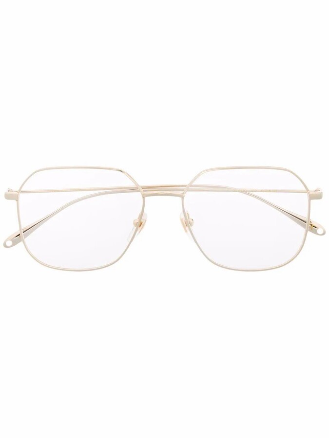 Gucci Womens Gold Metal Glasses - ShopStyle Eyeglasses