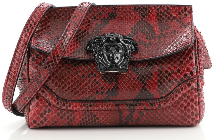 Versace Palazzo Empire Shoulder Bag Python Mini - ShopStyle