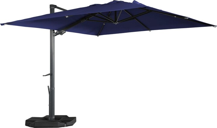 Boyel Living 10 x 10 ft. 360 B0; Rotation Square Patio Cantilever ...
