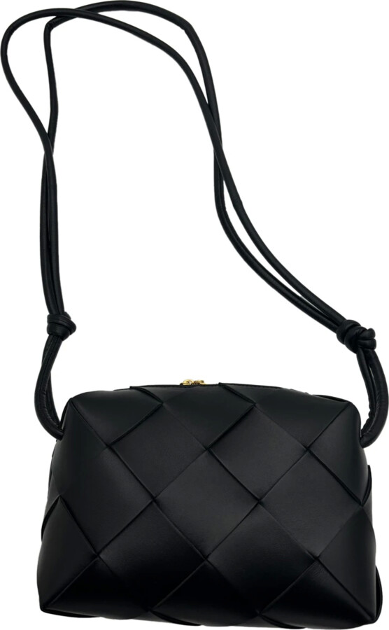 Bottega Veneta Cassette leather crossbody bag - ShopStyle