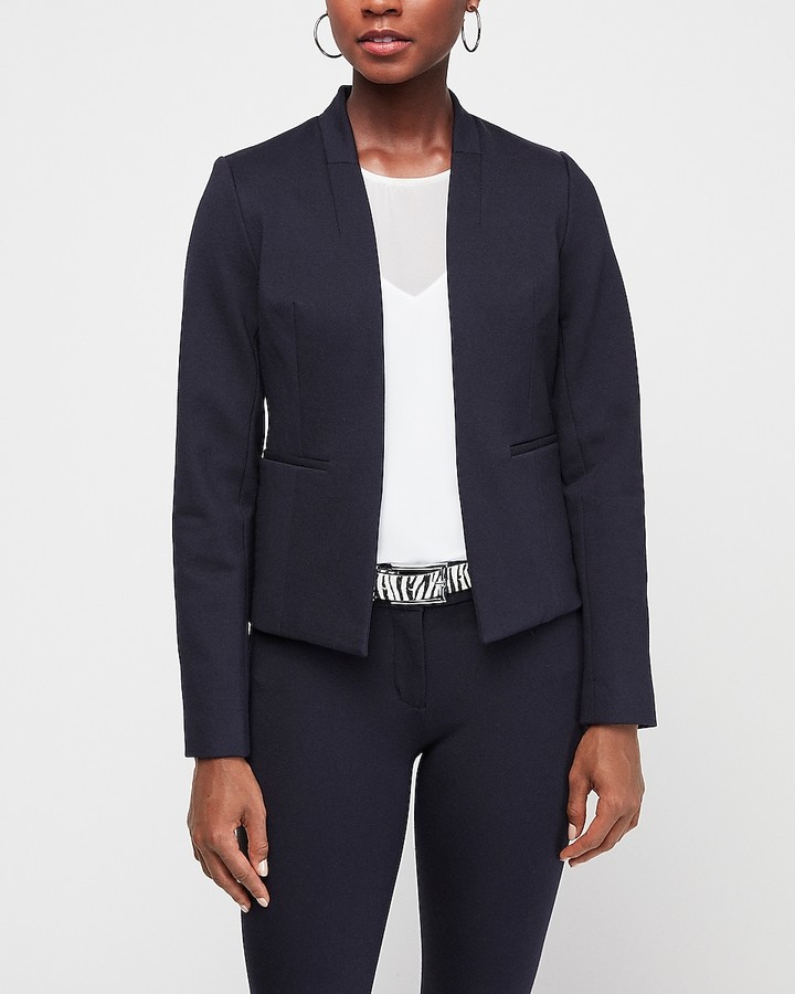 Express Inverted Collar Blazer - ShopStyle
