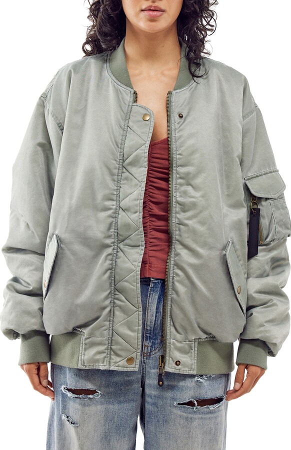 BDG Oversize Reversible Bomber Jacket - ShopStyle