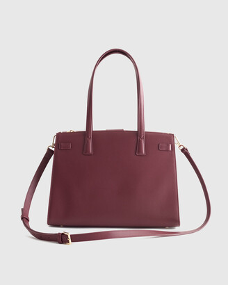 Quince Italian Leather Large Triple Compartment Satchel - ShopStyle