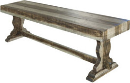 International Furniture Direct Marquez Solid Wood Bench - ShopStyle
