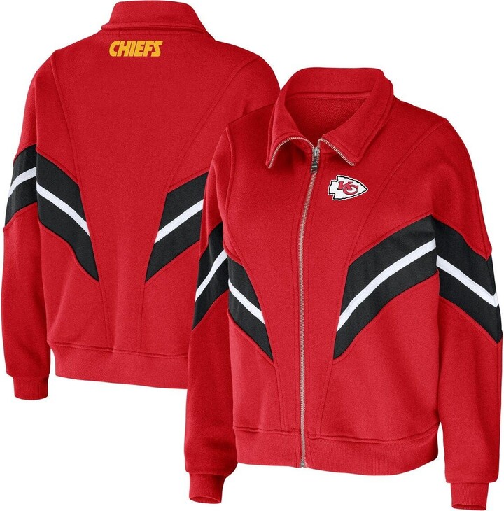 Women's WEAR by Erin Andrews Red Kansas City Chiefs Plus Size Yarn Dye ...