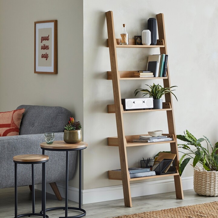 Dunelm Fulton Ladder Bookcase Fulton Pine - ShopStyle Desks