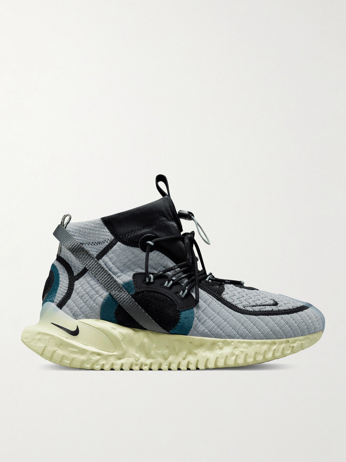 Nike ISPA Flow 2020 SE Mesh and Neoprene High-Top Sneakers - ShopStyle