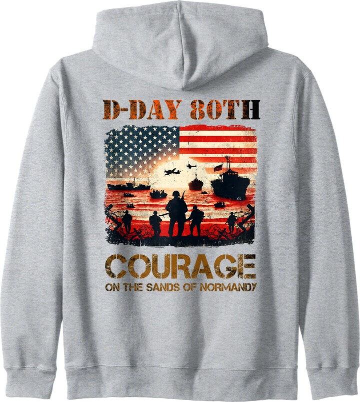 D-Day Normandy Invasion Apparel Co. D-Day 80th Anniversary Normandy ...