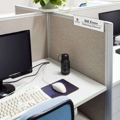 Inbox Zero Cubicle Name Tag Holder - ShopStyle Laptop Carts & Stands