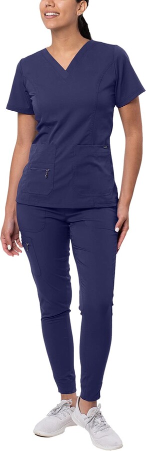 Adar Uniforms Adar Pro Flawless Plus Scrub Set for Women - Elevated V ...