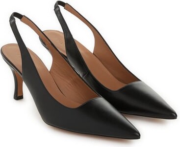 Flattered Francesca leather pumps - ShopStyle Heels