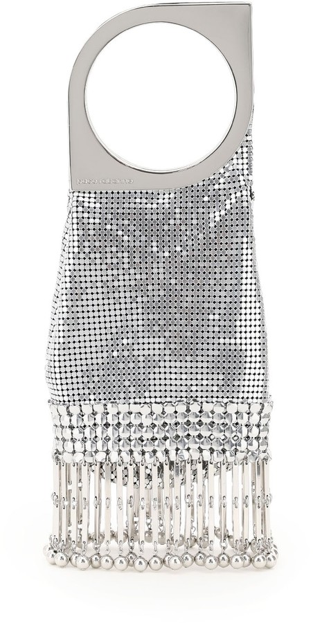 Paco Rabanne OP' ART METAL MESH MINI BAG OS Silver - ShopStyle