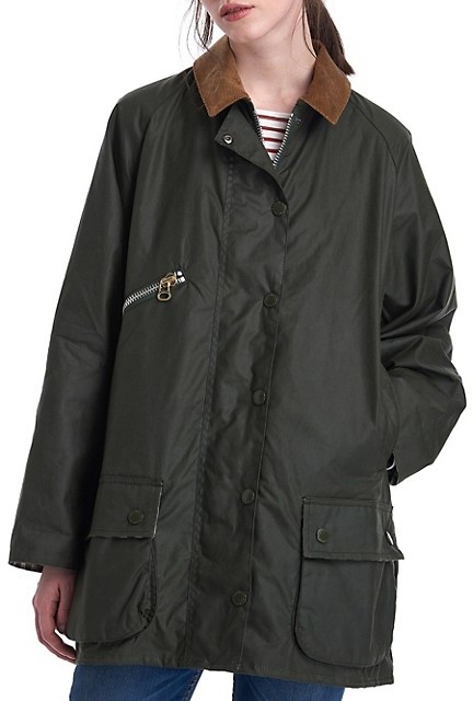 Barbour x Alexa Chung Edith Waxed Cotton Jacket - ShopStyle