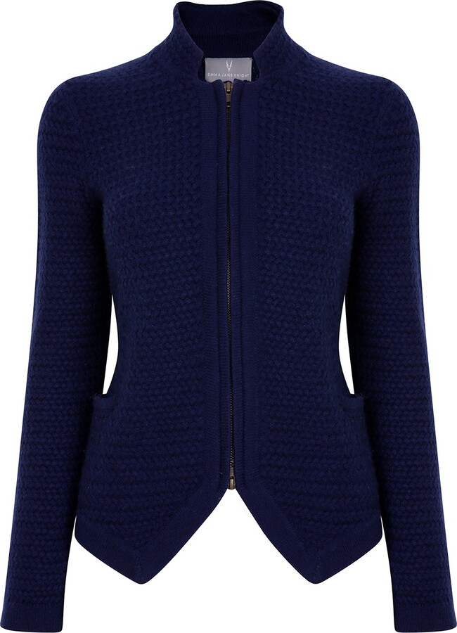 Emma Jane Knight - Nehru Jacket - Navy - ShopStyle