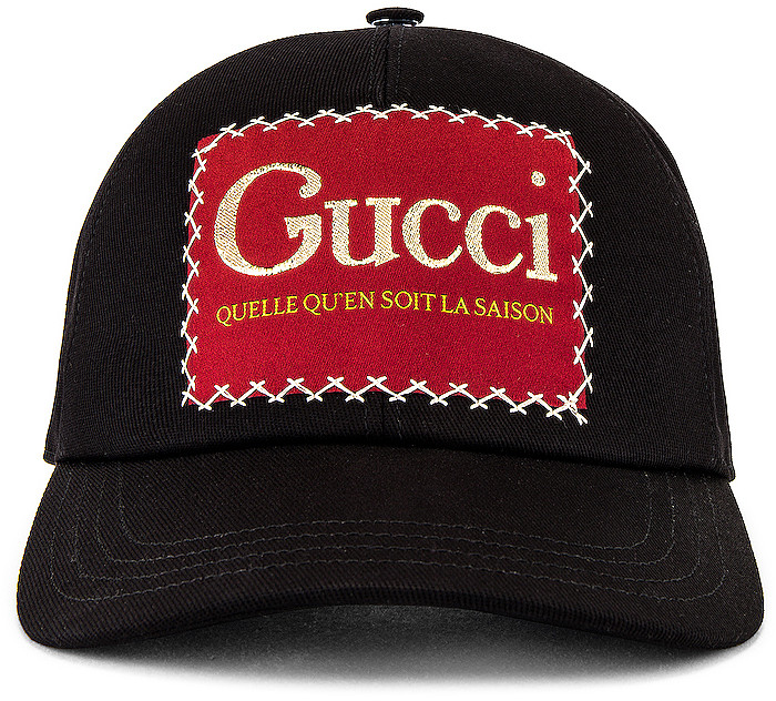 Gucci Baseball Cap in Black | FWRD - ShopStyle Hats