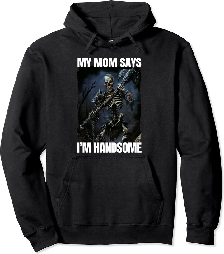 Cringe Skeleton Meme Hard Edgy Skeleton My Mom Says I'm Handsome Edgy ...