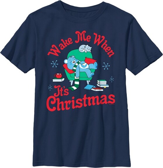 Care Bears Boy' Care Bear Bedtime Bear Wake Me When It' Chritma T-Shirt ...