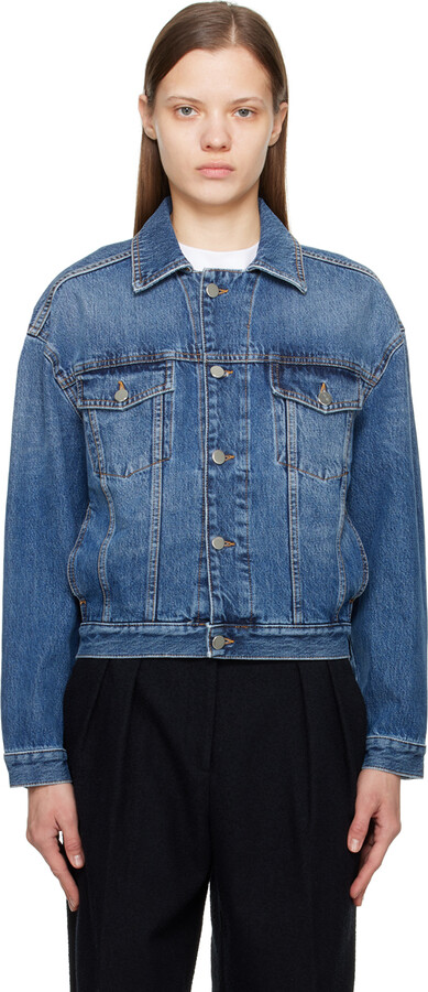 LOULOU STUDIO Blue Dave Denim Jacket - ShopStyle