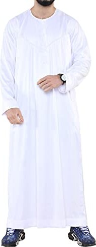 TruClothing.com Mens Thobe Jubba Islamic Clothing Muslim Kaftan Emirati ...