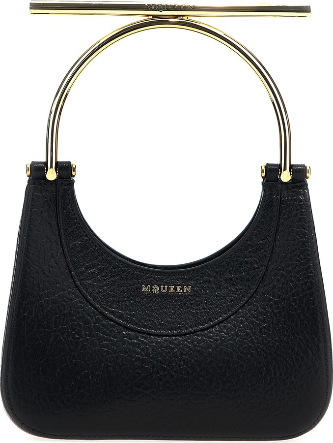Alexander McQueen 'mini Cross-bar' Handbag - ShopStyle Satchels & Top ...