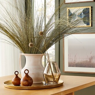 Threshold designed w/Studio McGee Pedestal Smoky Glass Vase - Threshold ...