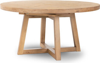 Four Hands Eberwin 72.01" Extendable Solid Wood Trestle Dining Table - ShopStyle