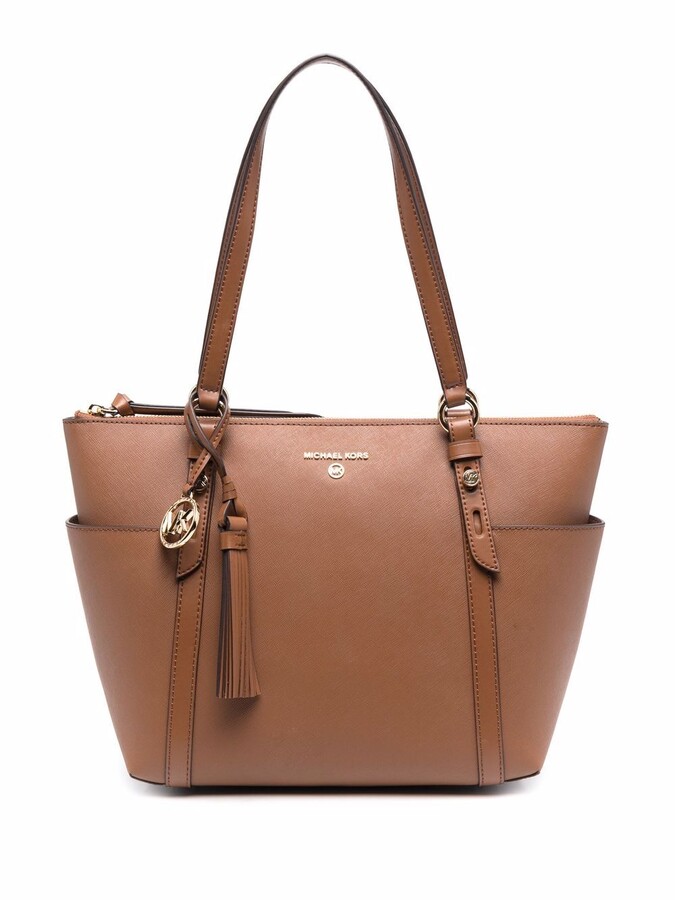 MICHAEL Michael Kors Jet Set large leather tote bag - ShopStyle