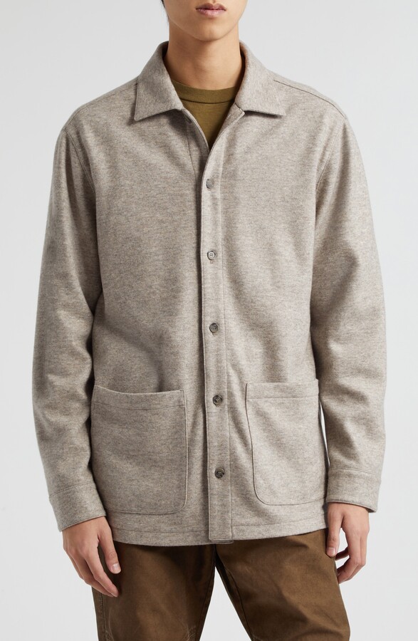 Thom Sweeney Cashmere Blend Overshirt - ShopStyle Jackets