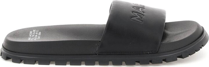 Marc Jacobs Leather Slides - ShopStyle