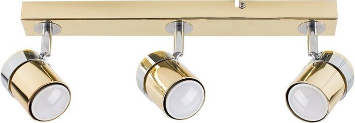ValueLights Rosie Spotlight 3 Way Gold Ceiling Bar Spotlight - ShopStyle