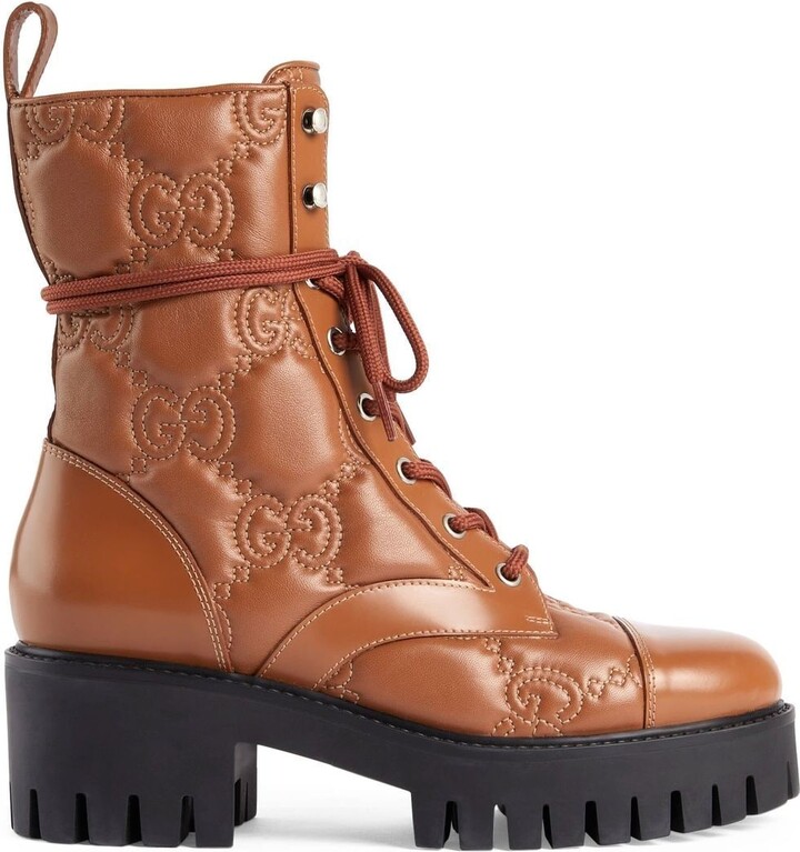 Gucci GG quilted ankle boots - ShopStyle