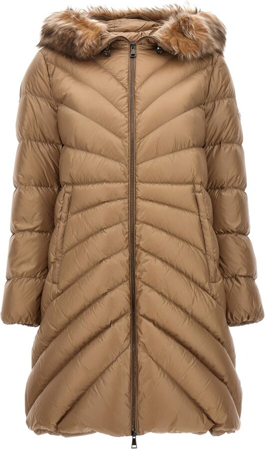 Moncler Chandre Zip-Up Long Puffer Coat - ShopStyle