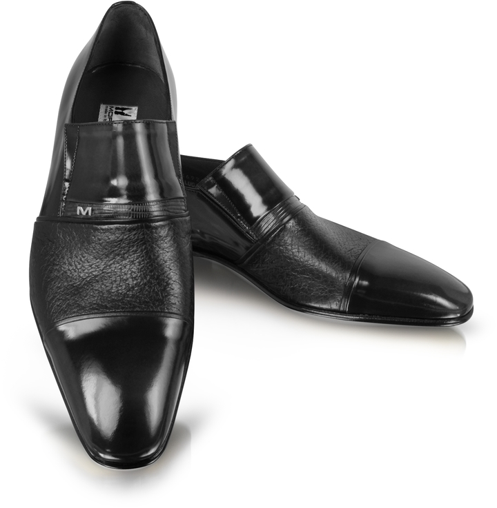 Moreschi Lugano - Black Leather Loafer - ShopStyle