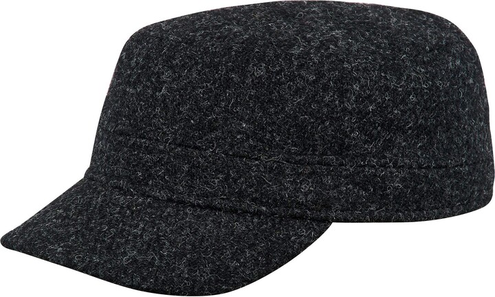 Sterkowski Big Pike Warm Winter Harris Tweed Patrol Cap 58 cm Dark Gray ...
