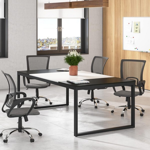 Tribesigns 6FT Conference Table, Rectangle Shaped Meeting Table, Modern ...