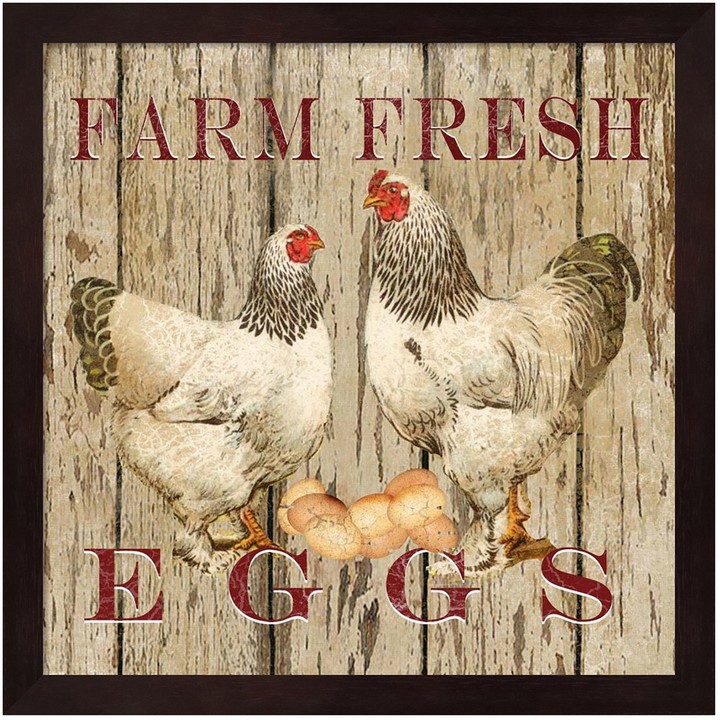 Metaverse Art "Farm Fresh Eggs" II Framed Wall Art - ShopStyle