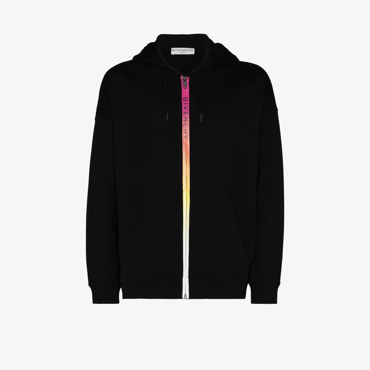 Givenchy Gradient rainbow zip hoodie - ShopStyle