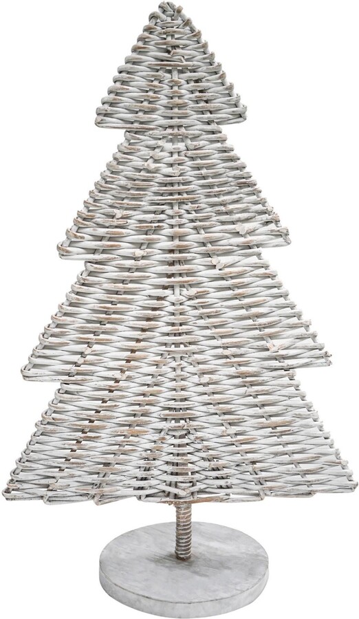 Ivyline Rattan Christmas Tree White H80Cm - ShopStyle Winter Decor